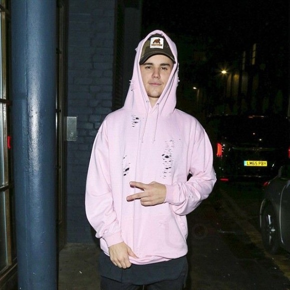 Justin Bieber | Shirts | Lmdn Distressed Hoodie | Poshmark